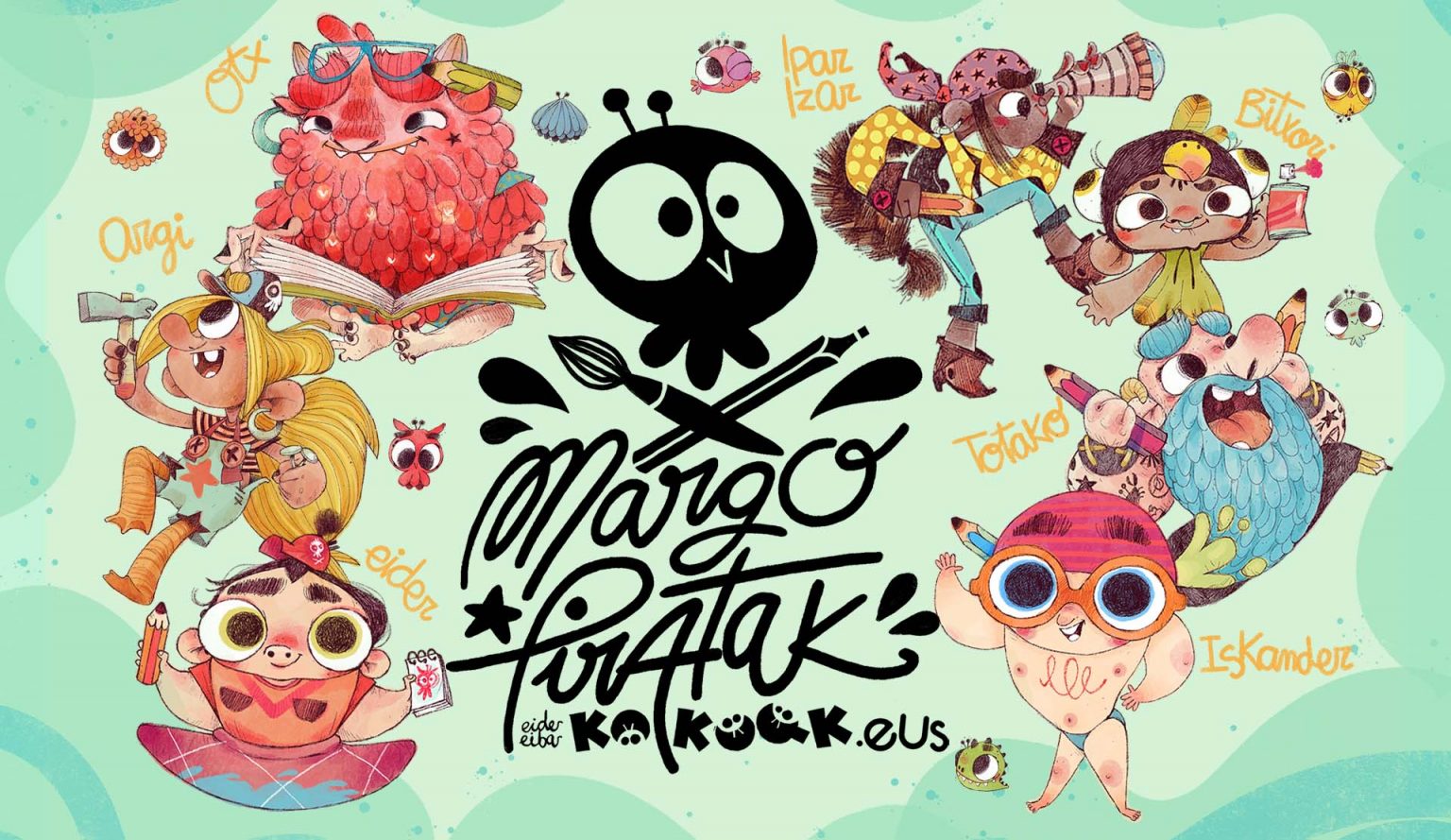 Margo Piratak Kokoak: Abentura, Igeriketa eta Marrazkiak